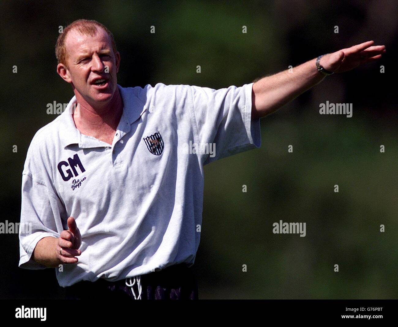 Football west bromwich albion manager gary megson hi-res stock ...