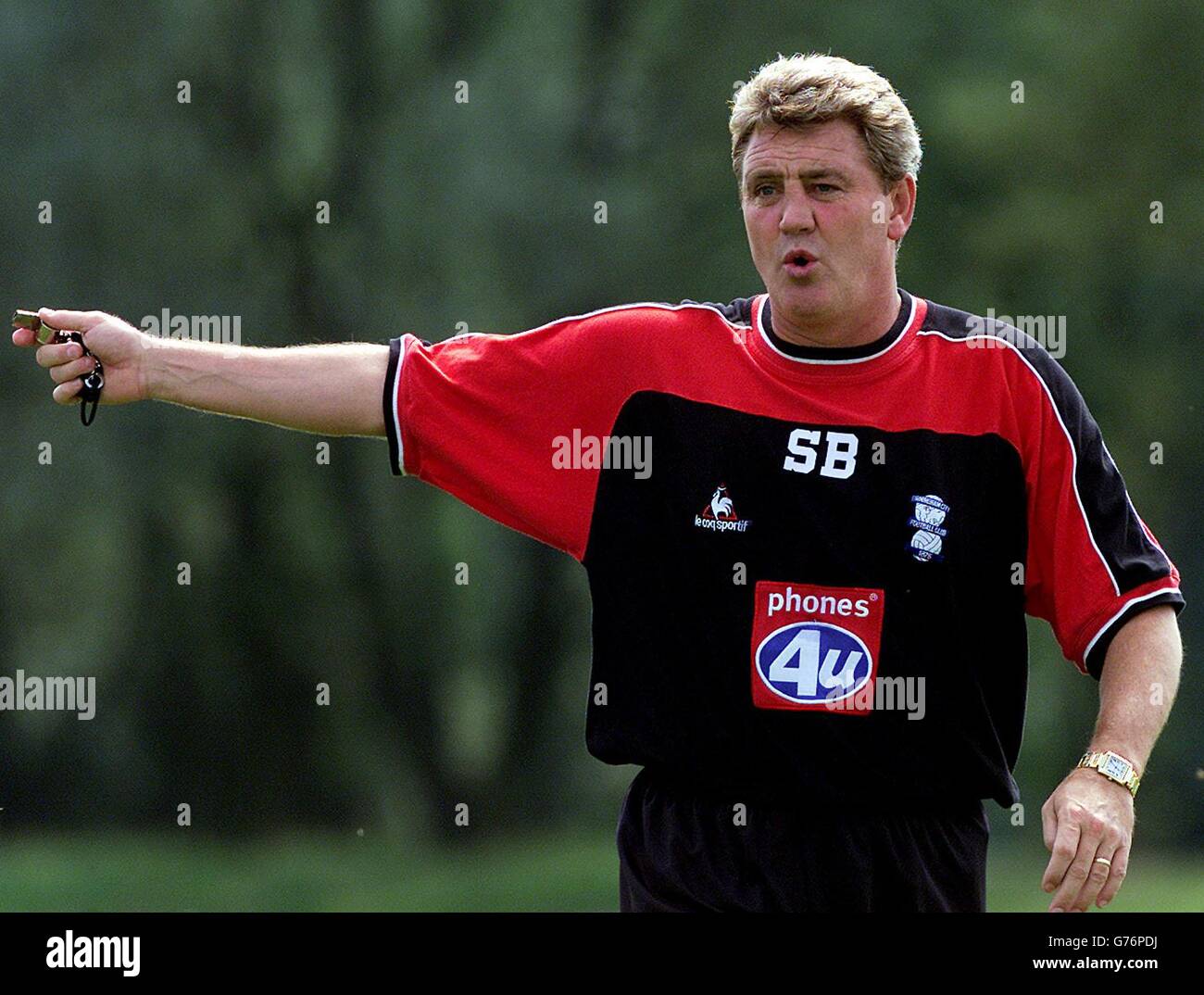 Birmingham City manager Steve Bruce Stock Photo - Alamy