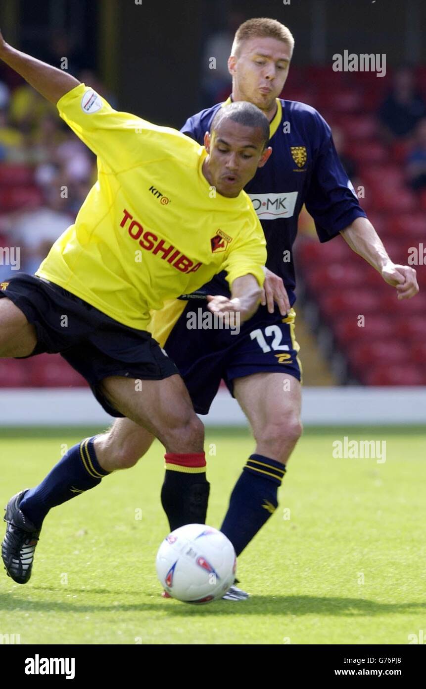 Watford v Wimbledon - Danny Webber Stock Photo - Alamy