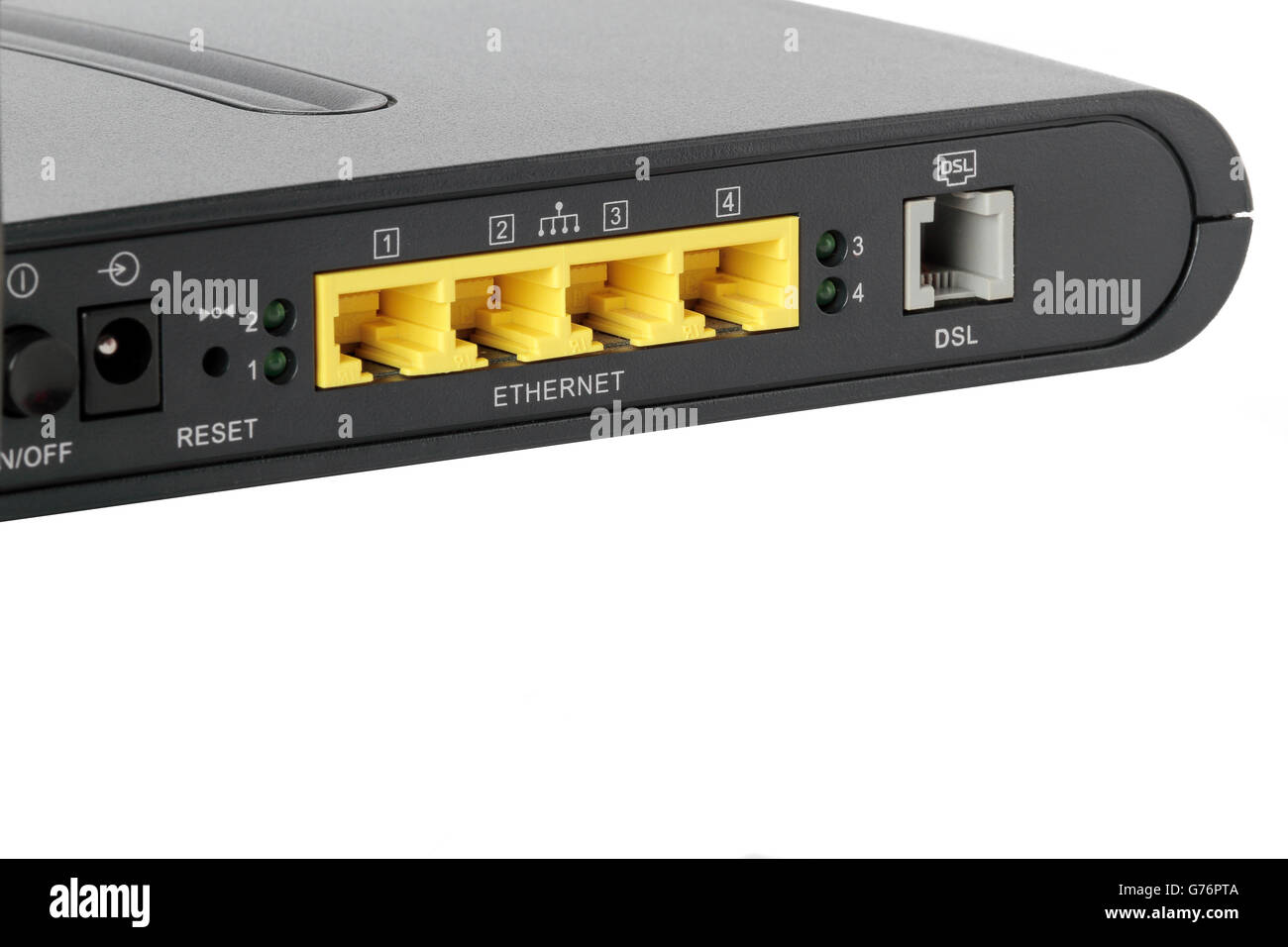 Router back isolated hi-res stock photography and images - Alamy