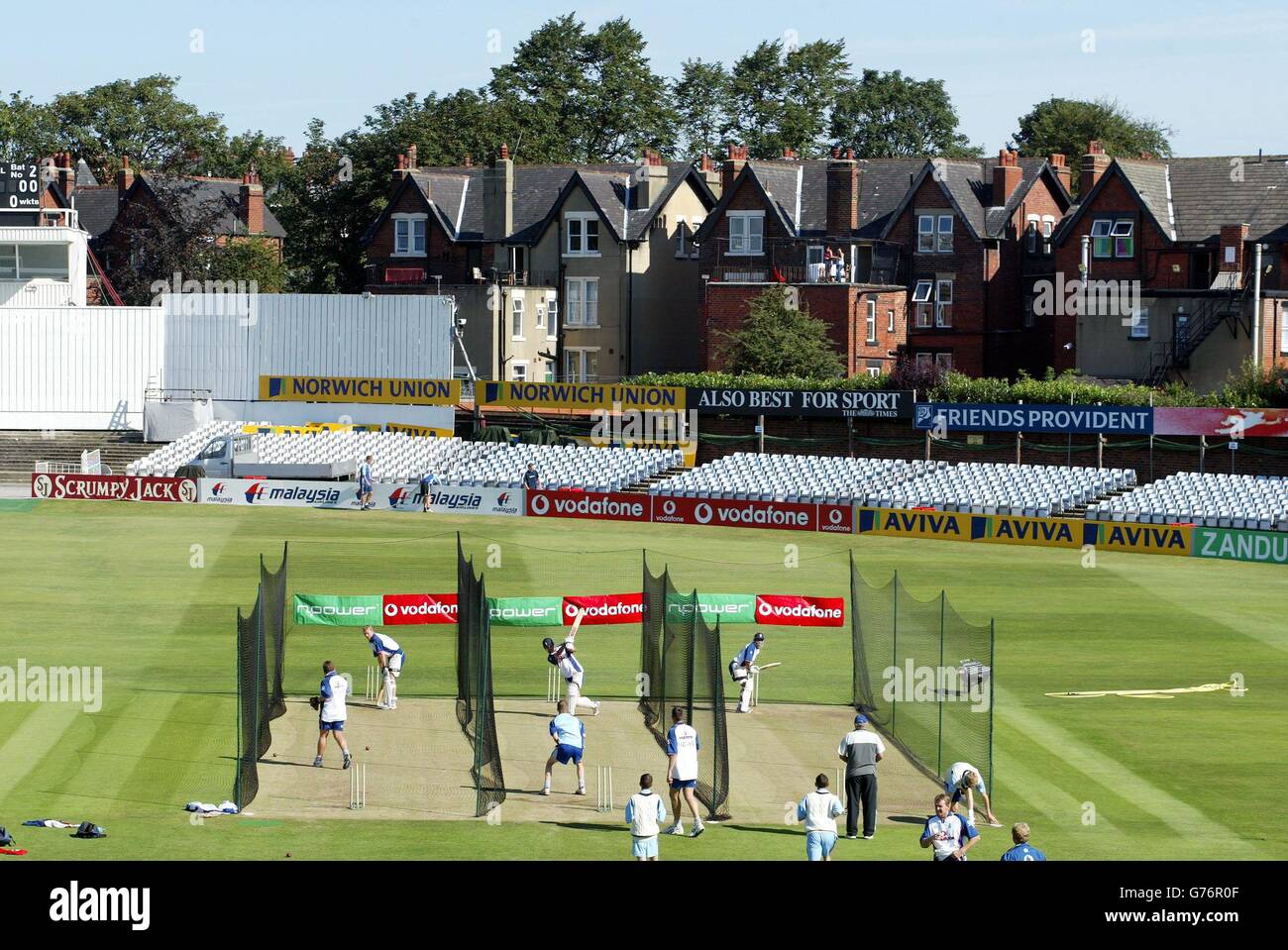 England Cricket Team Training. Englands Cricket team train at ...