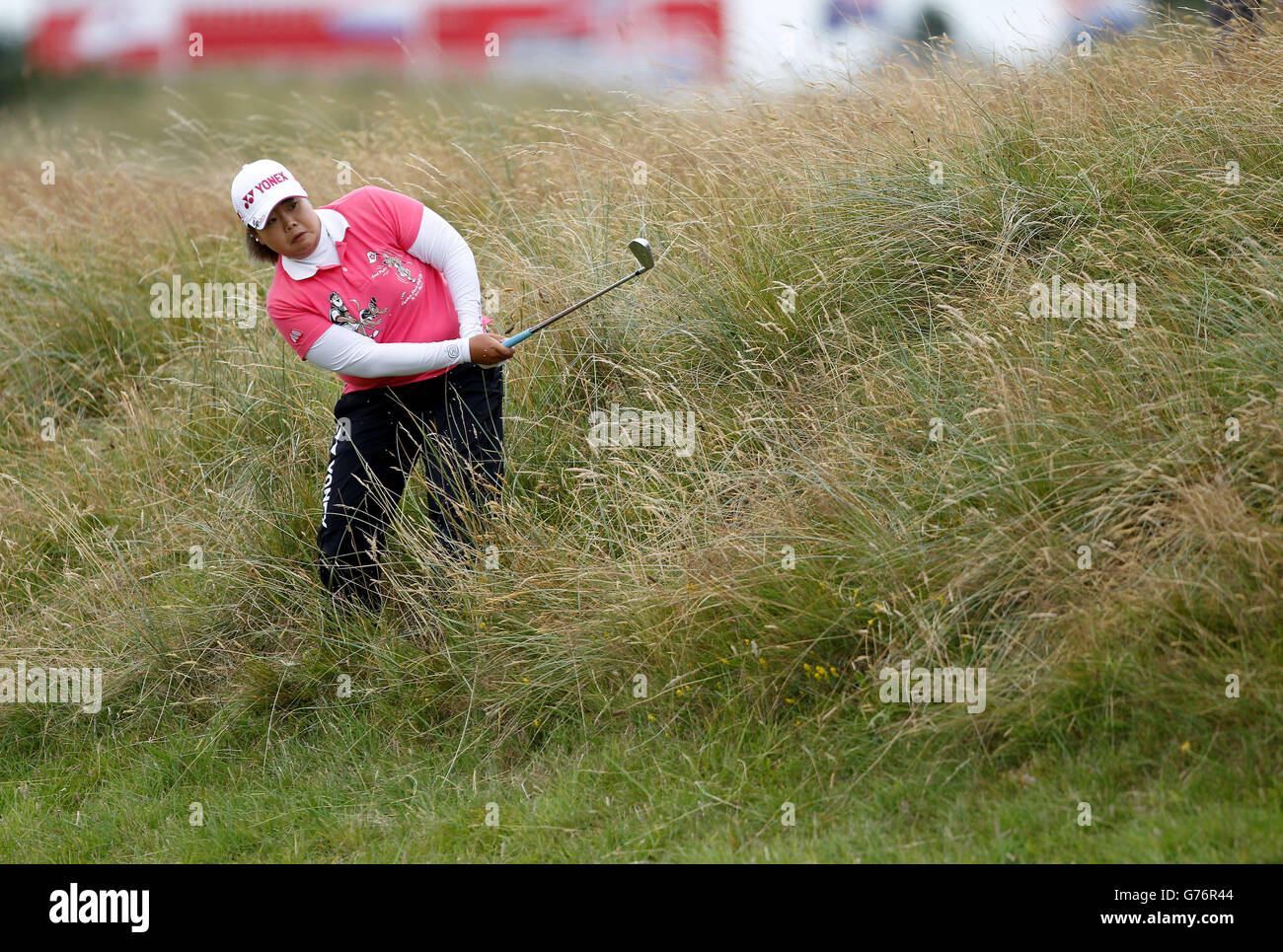 Sun-Ju Ahn of Korea in the rough during day four of the Ricoh Women's ...