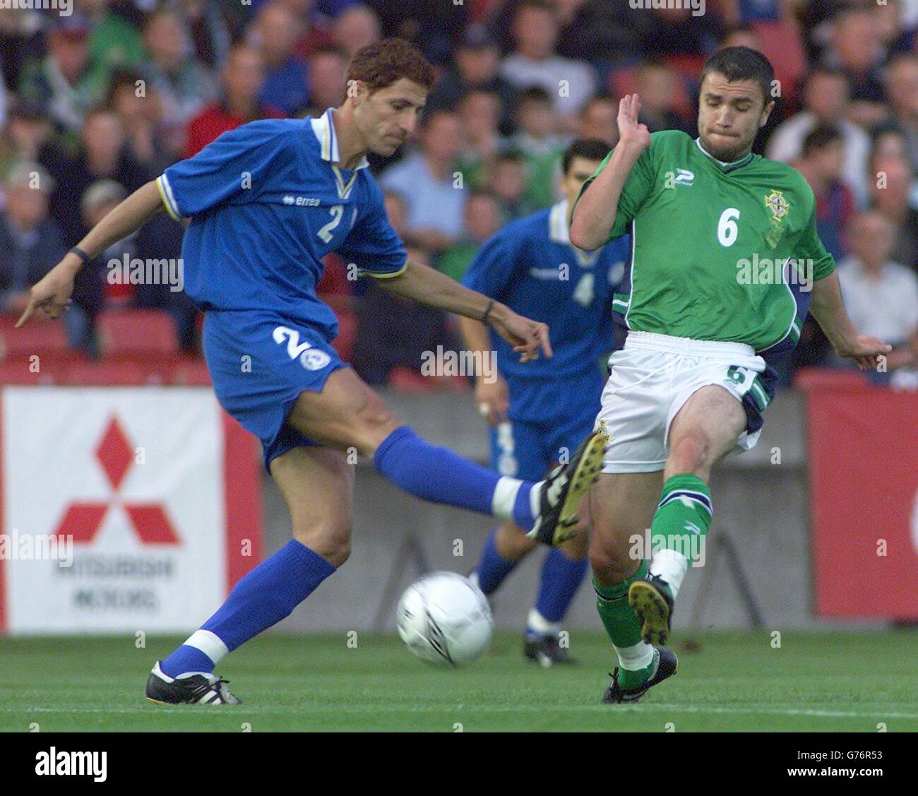 Johnson & Fonnafis-Northern Ireland v Cyprus Stock Photo - Alamy
