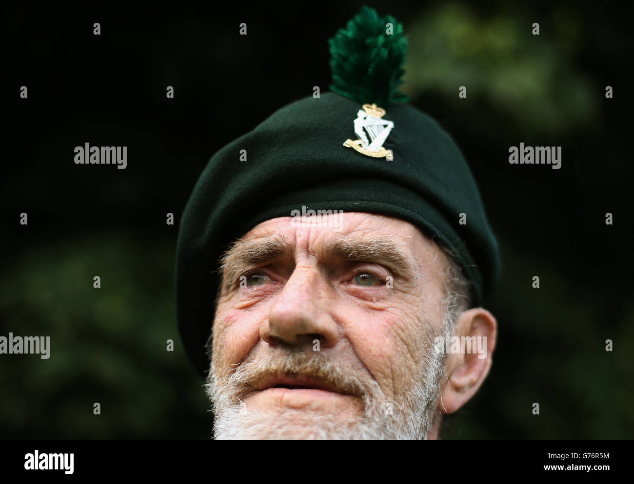 Former Irish Ranger Ron Hammond attends an interfaith service of ...