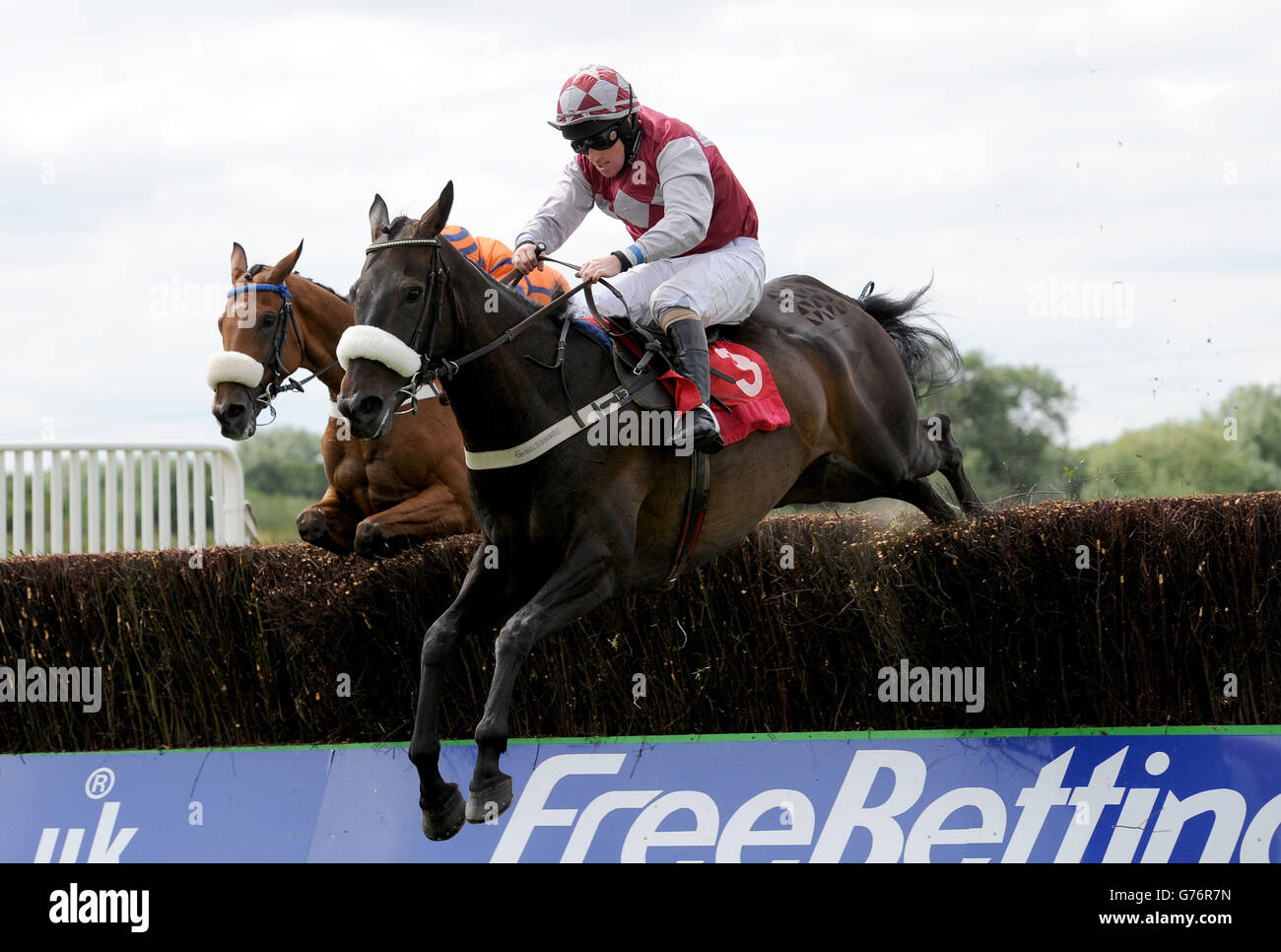 Horse Racing Family Fun Day Southwell Racecourse High Resolution Stock ...