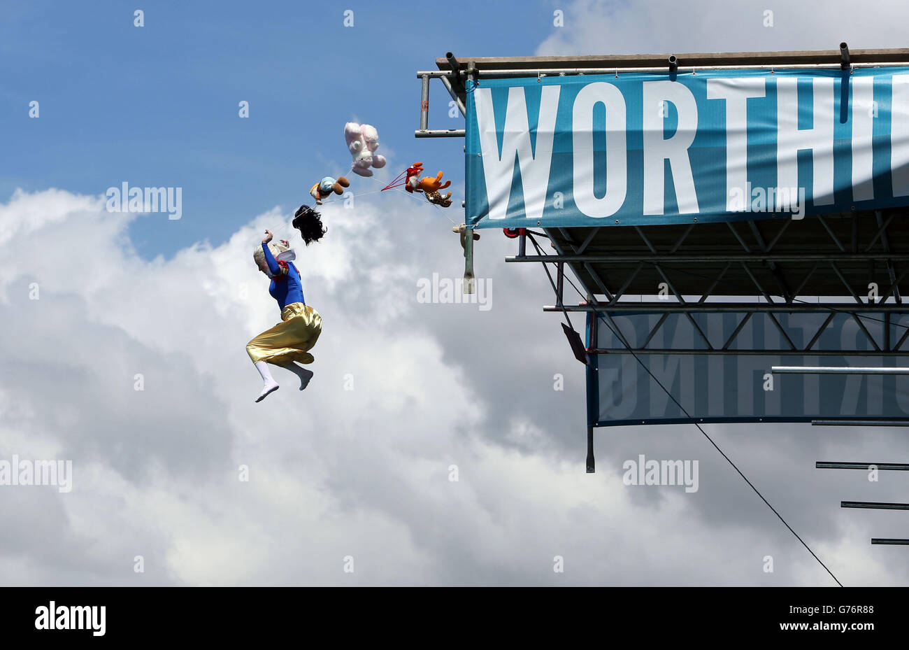 Worthing International Birdman competition Stock Photo - Alamy