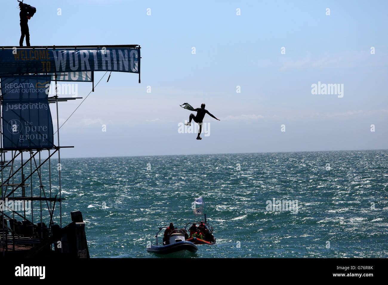 Worthing International Birdman competition Stock Photo - Alamy