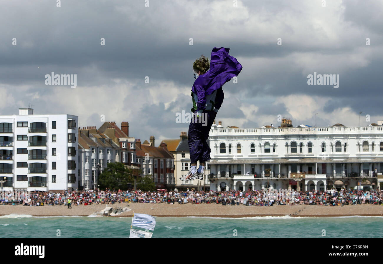 Worthing International Birdman competition Stock Photo - Alamy
