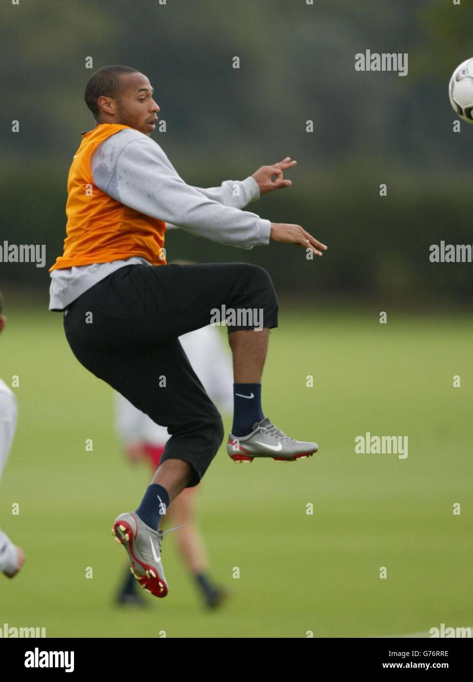 Henry Arsenal Training Stock Photo - Alamy