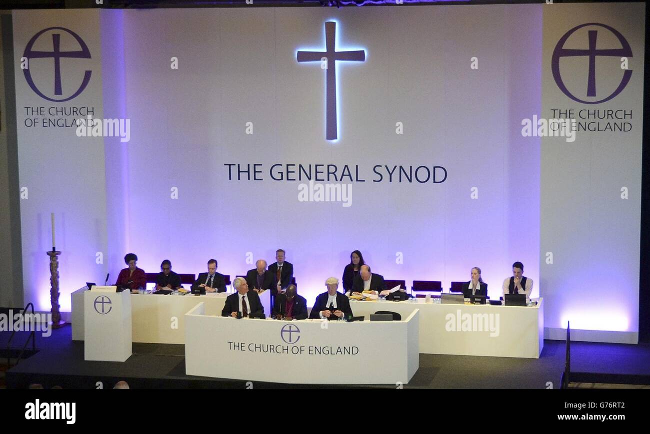 General Synod of the Church of England Stock Photo - Alamy