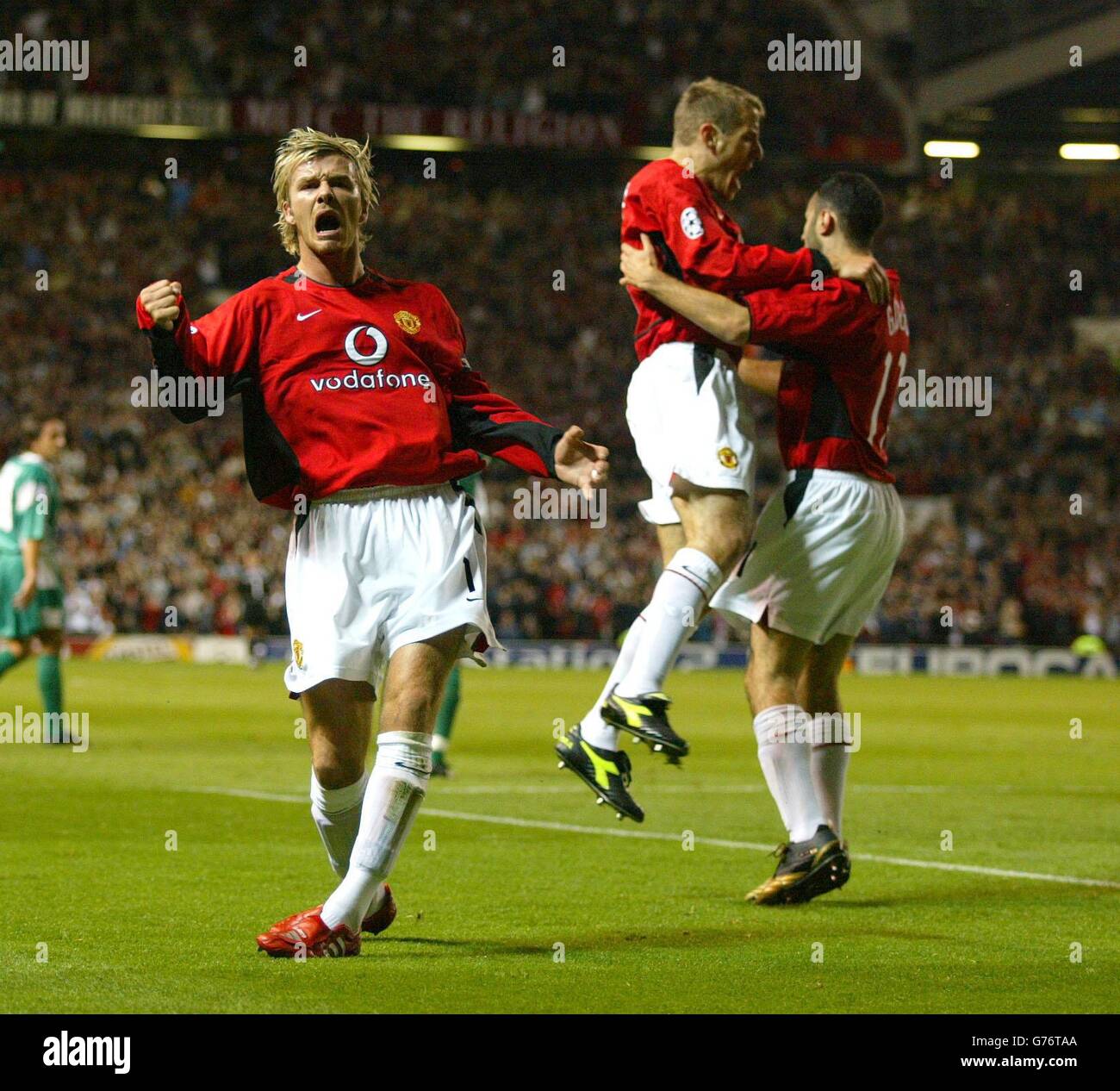 Neville beckham manchester united hi-res stock photography and images ...