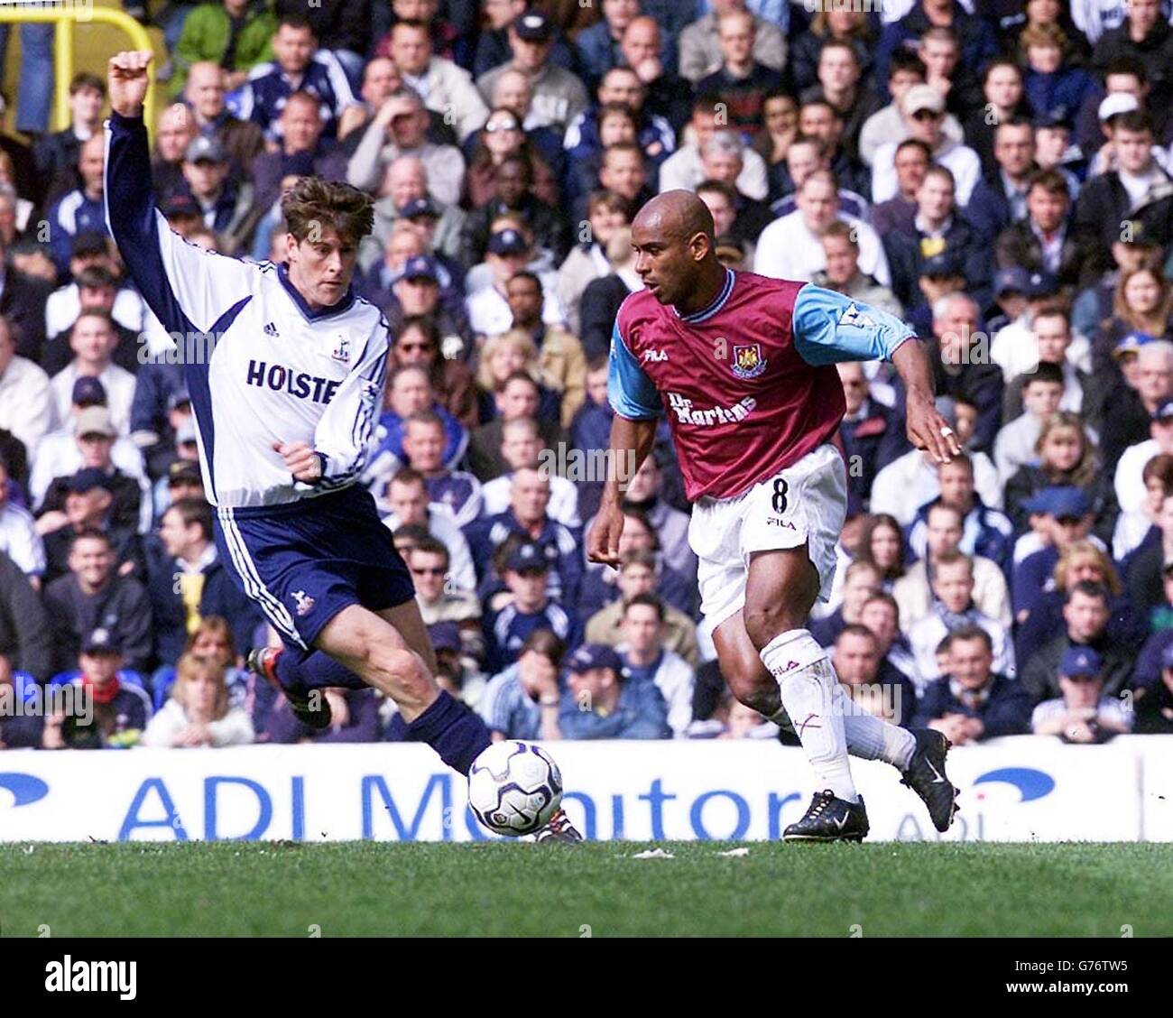 Sport football player action trevor sinclair hi-res stock photography ...
