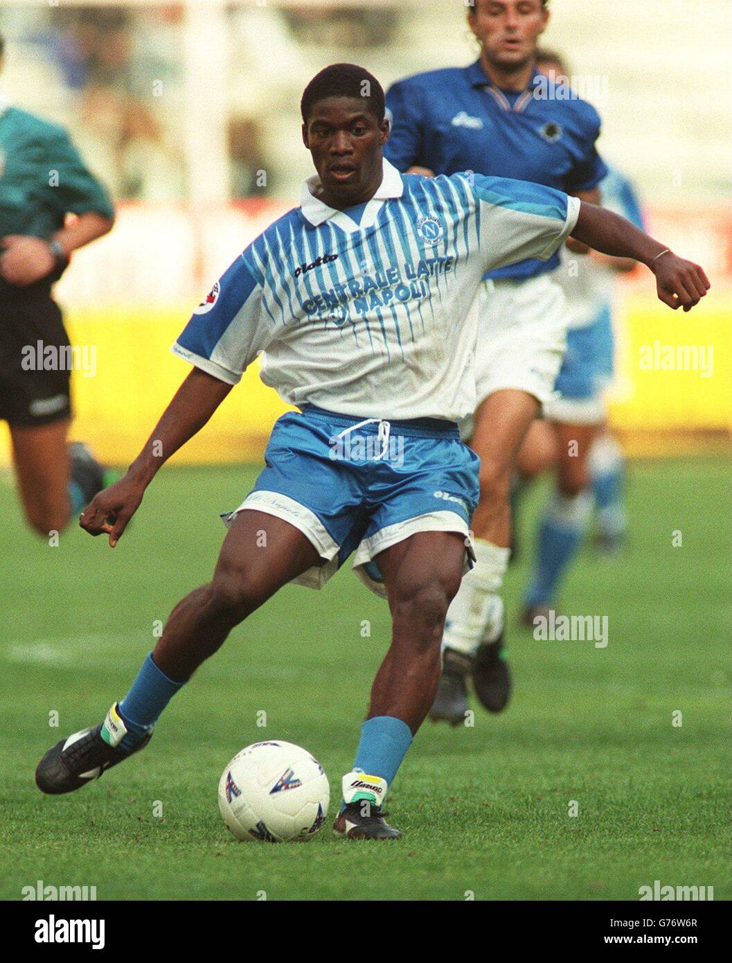 Italian Soccer - Sampdoria v Napoli. Joubert Beto, Napoli Stock Photo ...