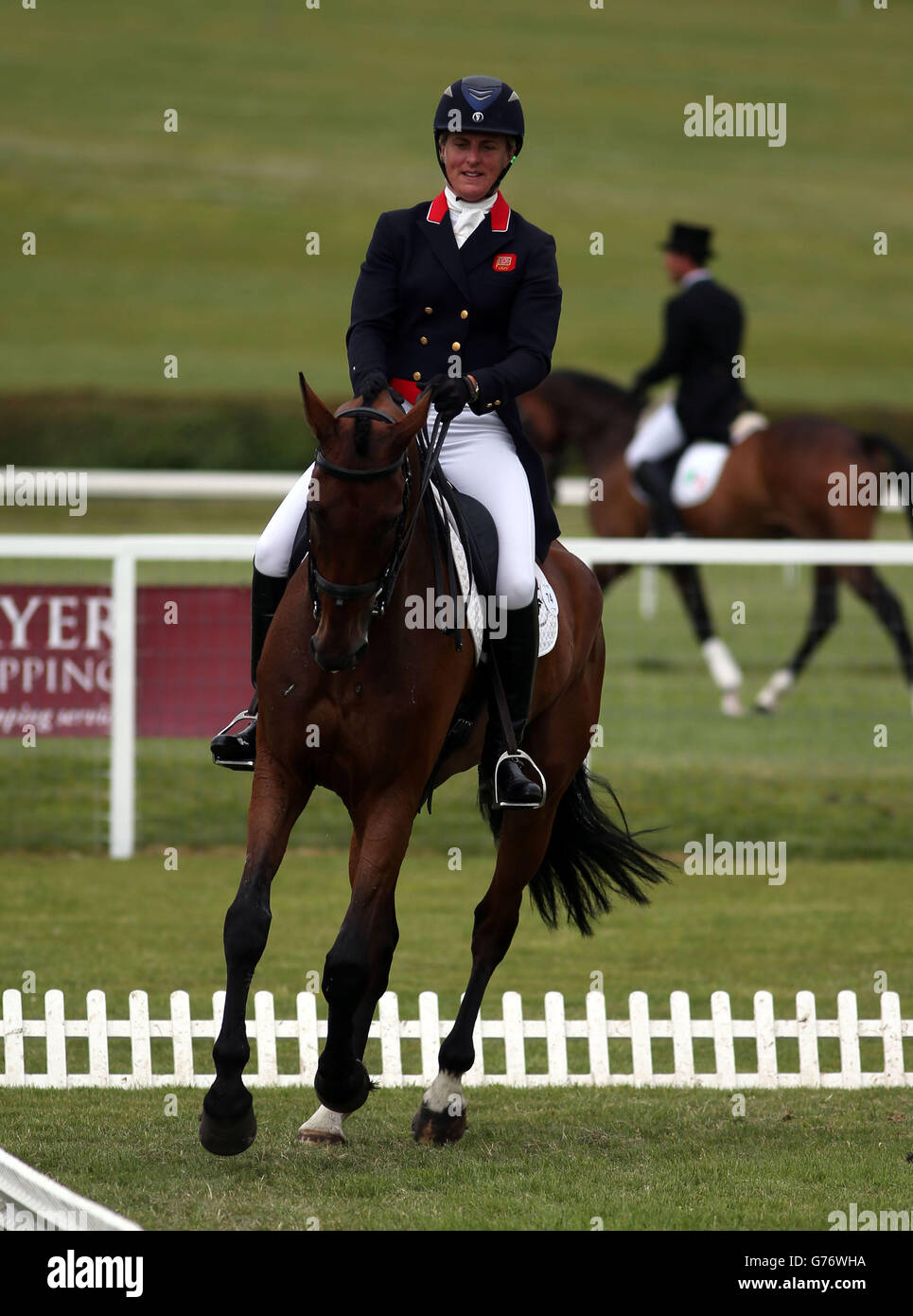 Great Britain's Tina Cook riding Calvino II during day one of the ...
