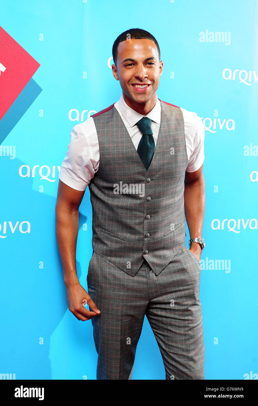 Marvin Humes arriving at the Arqiva Commercial Radio Awards at the ...
