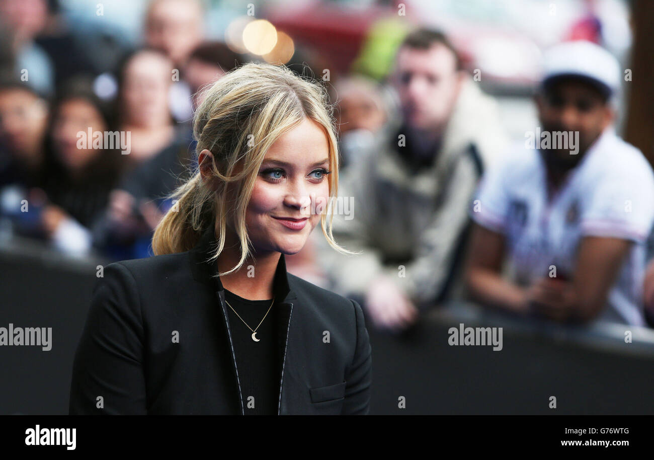 MTV presenter Laura Whitmore attending the Irish premiere of ...