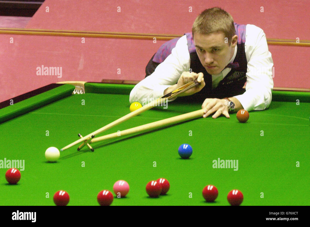Scotland's Stephen Hendry during the quarter-final match of the Embassy ...