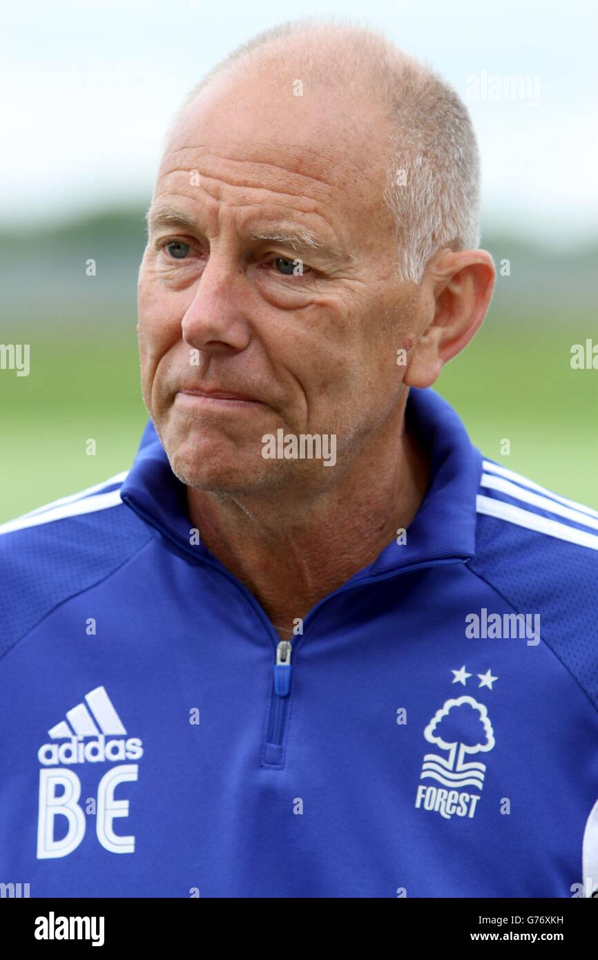 Nottingham Forest first team coach, Brian Eastick during a press ...