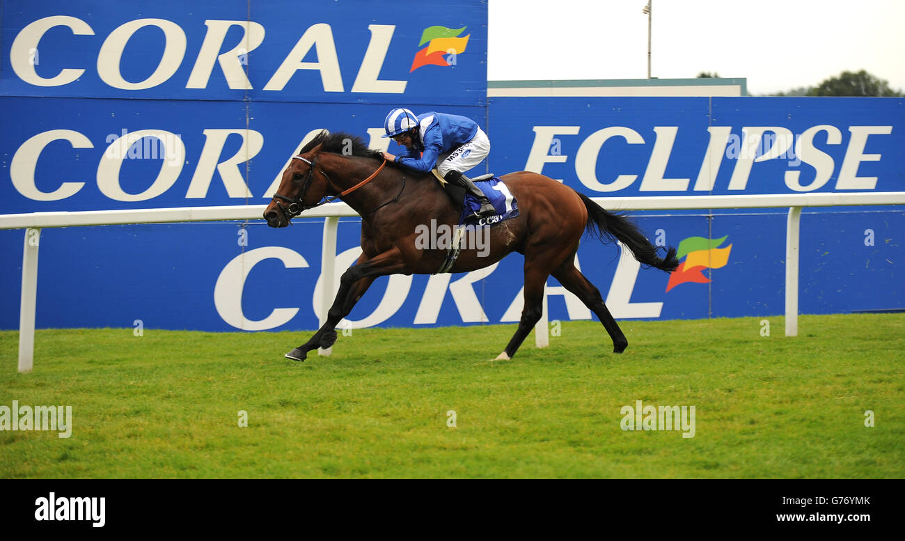 Horse racing coral eclipse raceday sandown park hi-res stock ...