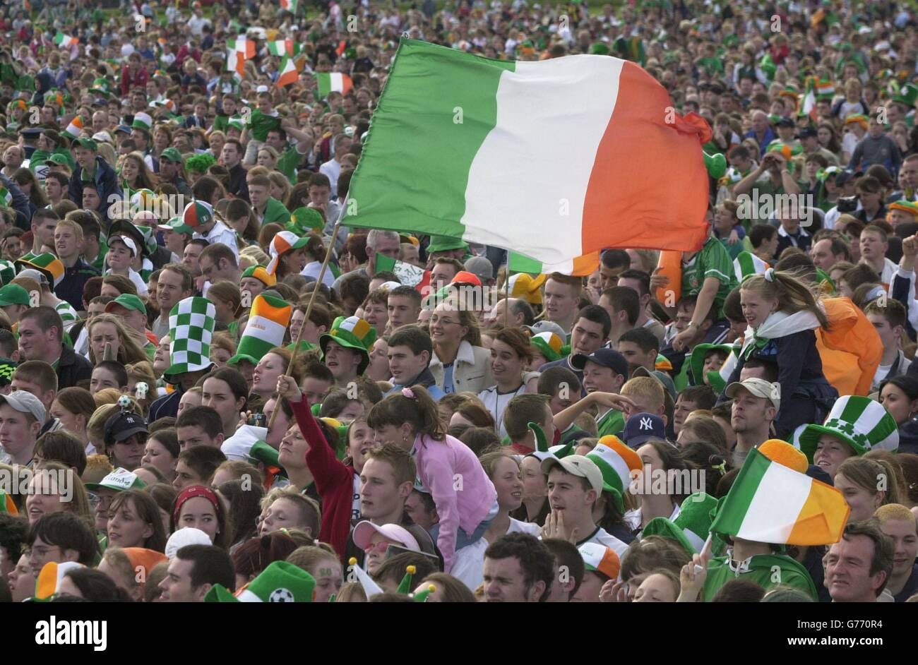 World Cup team return Stock Photo - Alamy