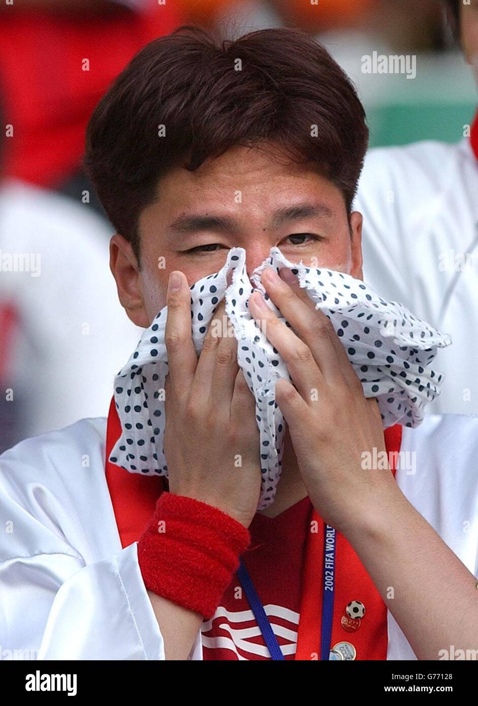 England fan in tears Stock Photo - Alamy