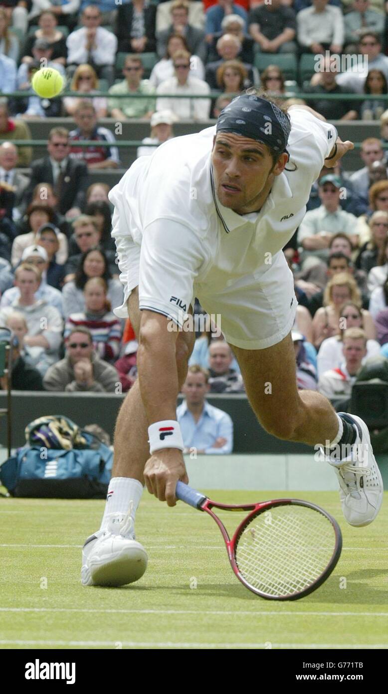 Philippoussis at Wimbledon Stock Photo - Alamy