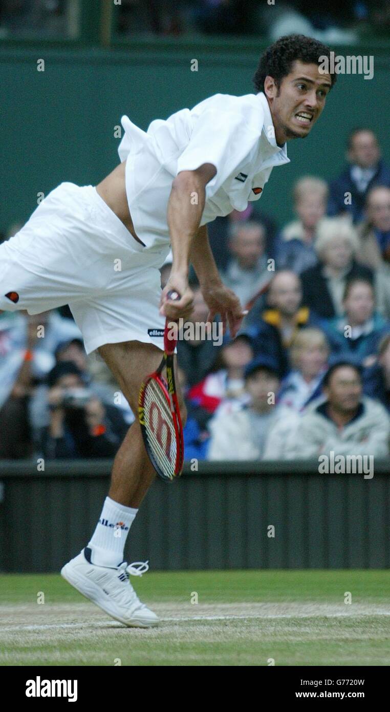 Andre Sa at Wimbledon Stock Photo - Alamy