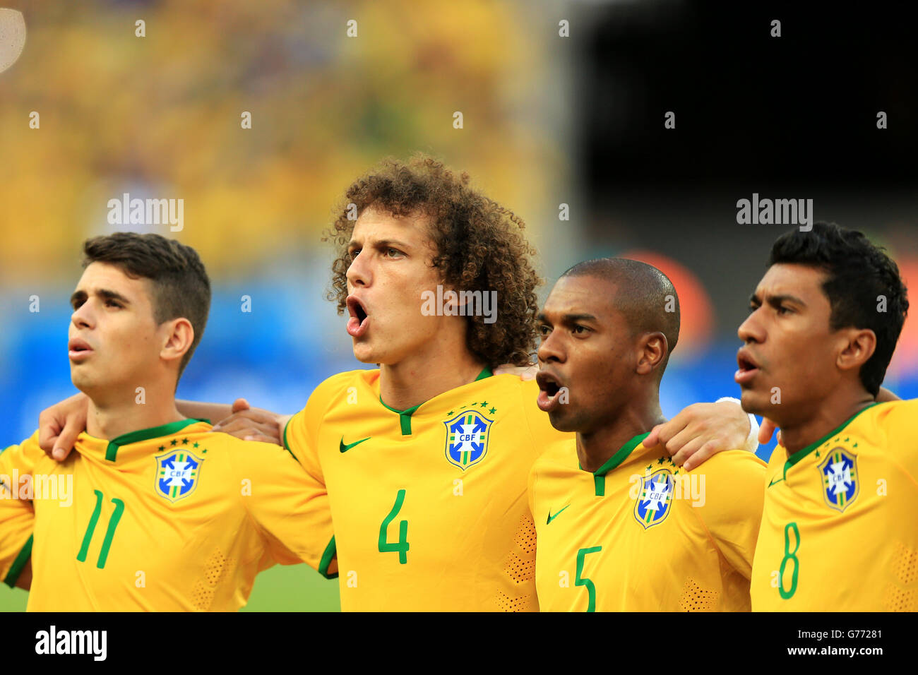Oscar Emboaba And David Luiz