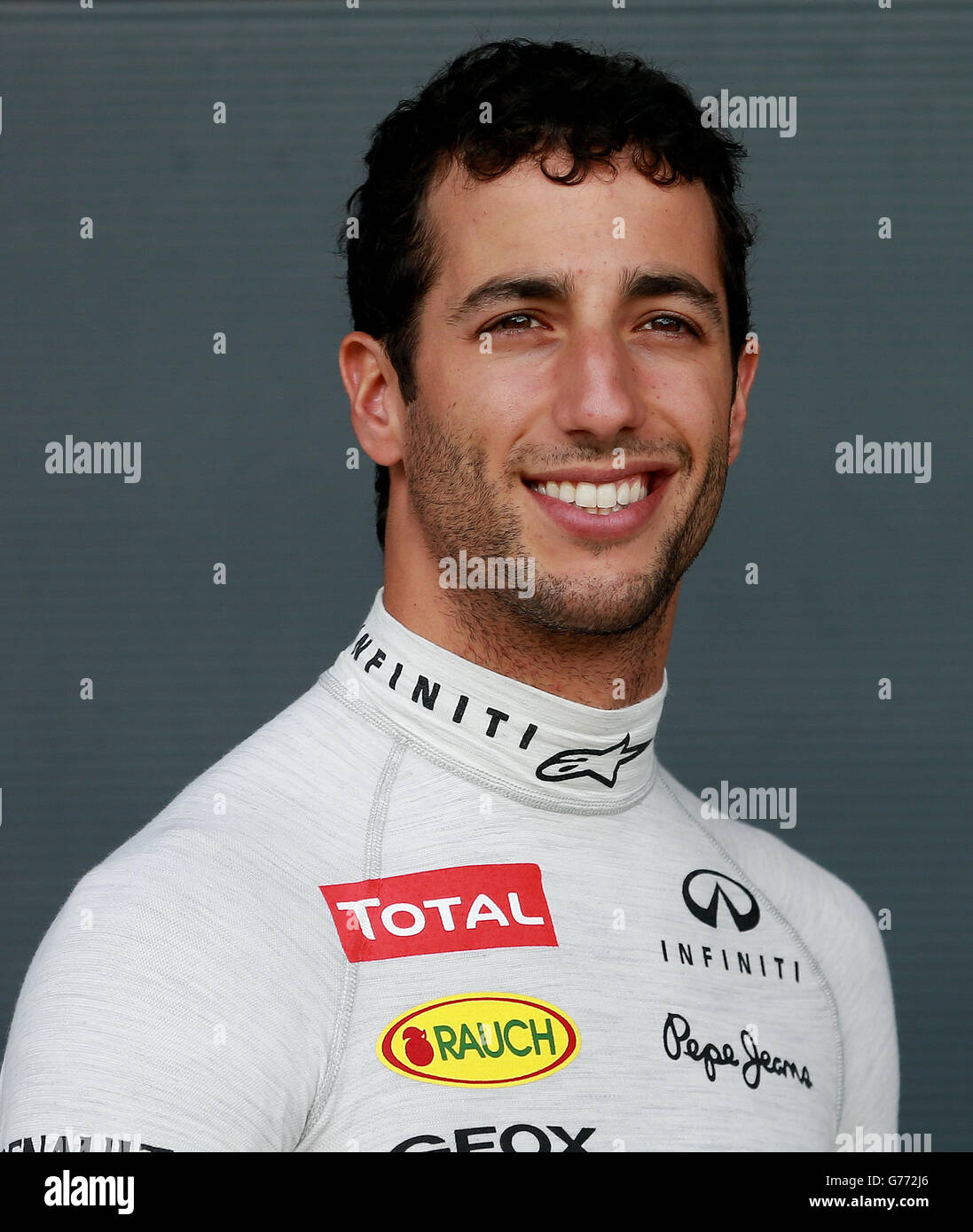 Red bull racings daniel ricciardo mid testing silverstone race track hi ...