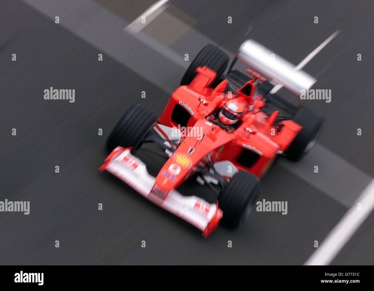 Ferrari pit michael schumacher hi-res stock photography and images - Alamy