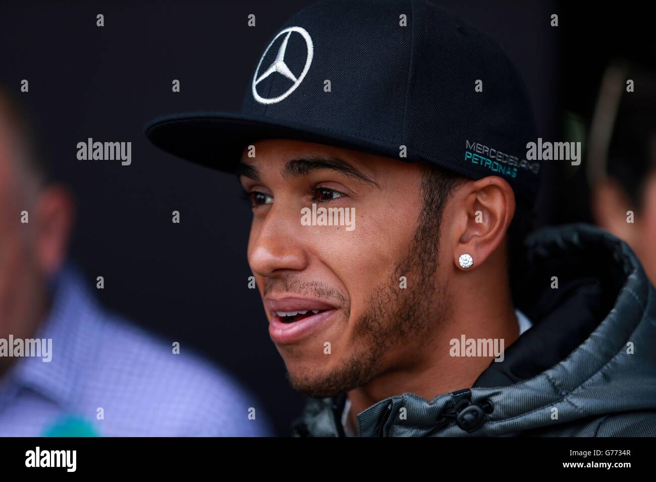 Mercedes' Lewis Hamilton during Mid Season Testing at Silverstone Race ...