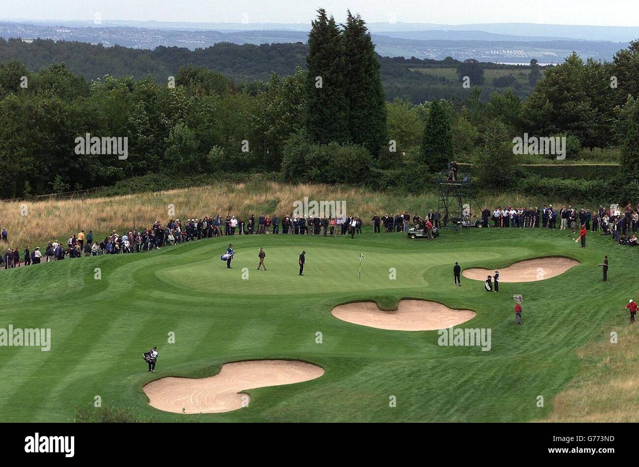Darren Clarke Wales Open Stock Photo - Alamy