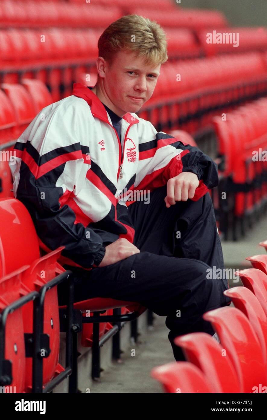 Nottingham forests alan mahood at the city ground hi-res stock ...