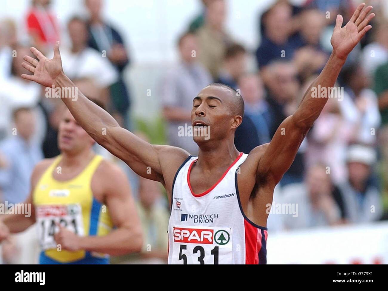 Athletics celebrating hi-res stock photography and images - Alamy