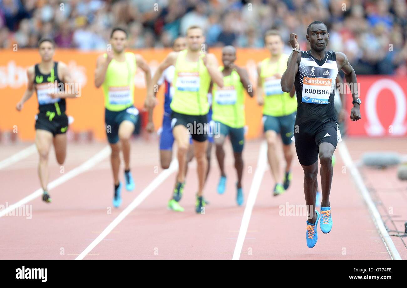 David rudisha wins the mens 800m hi-res stock photography and images ...
