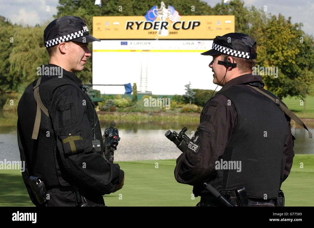 Sport golf security police hi-res stock photography and images - Alamy