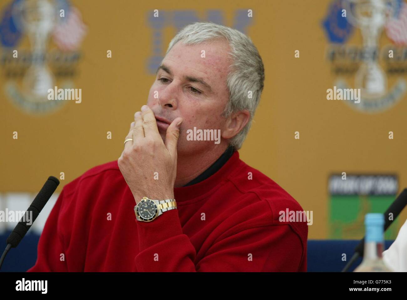 USA team captain Curtis Strange at a press conference ahead of this ...