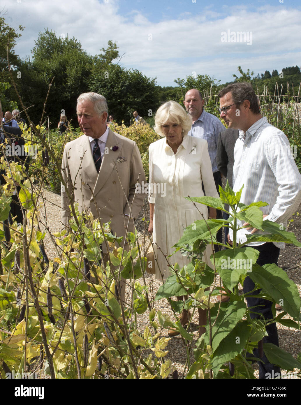 Prince of Wales and Duchess of Cornwall annual summer tour of Devon and ...