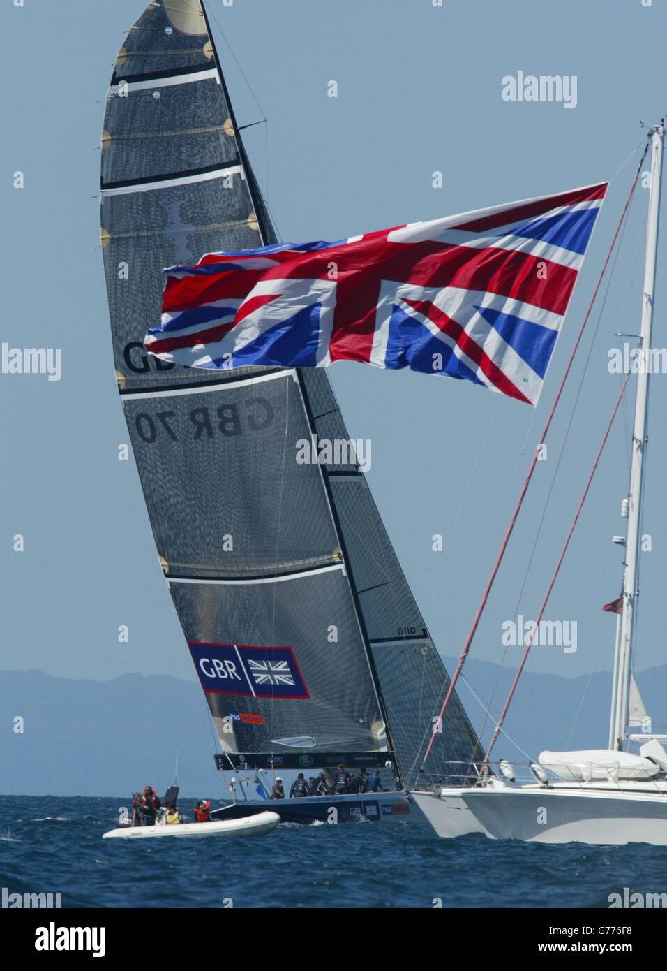The americas cup yacht hi-res stock photography and images - Alamy