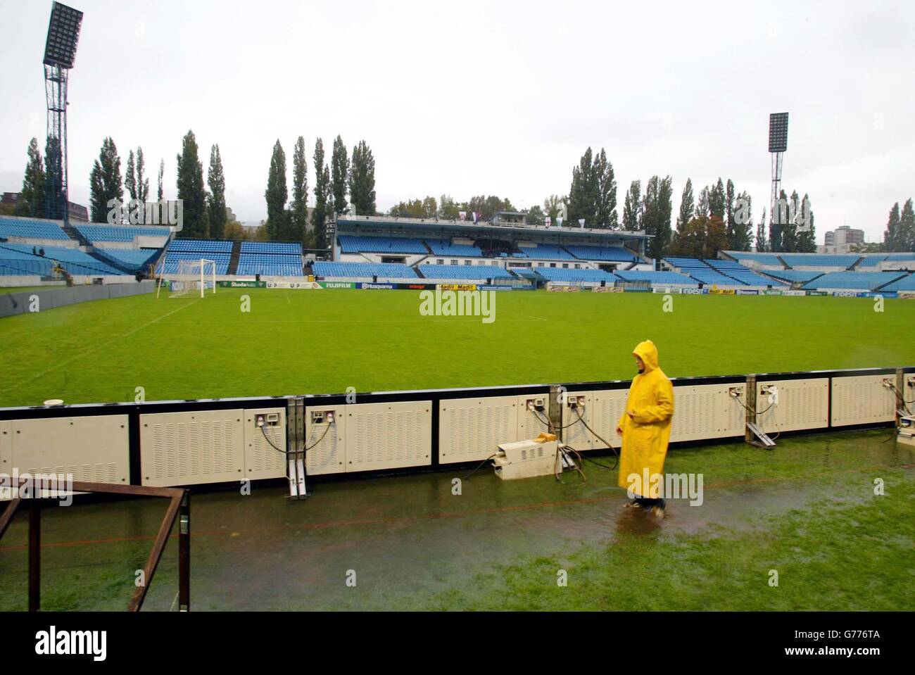 Football steward stands hi-res stock photography and images - Alamy