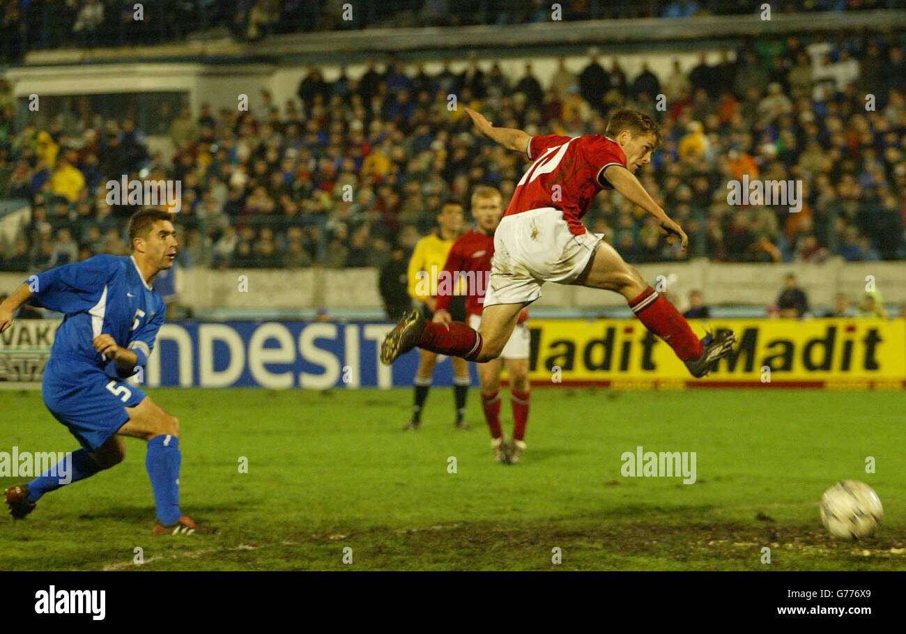 Slovakia v England Stock Photo - Alamy