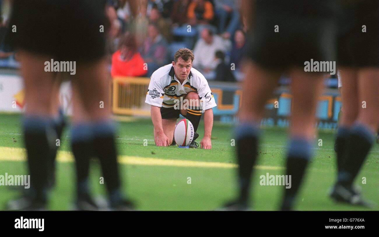 Rugby Union - Heineken Sponsored European Cup. Gareth Rees, Wasps Stock ...