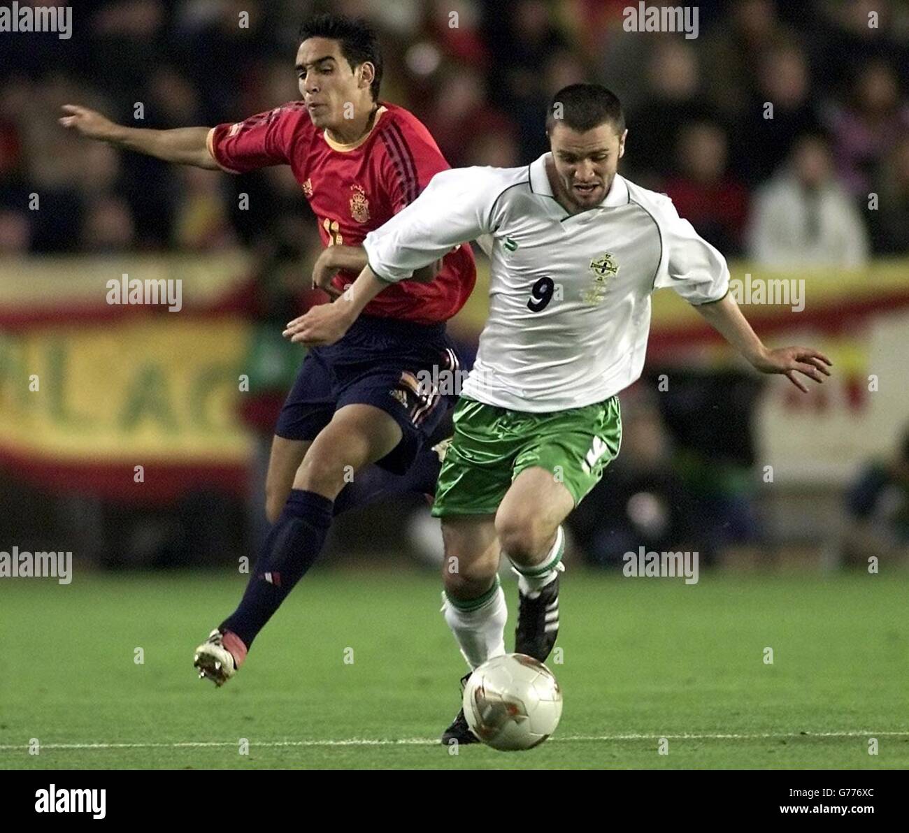 Spain v Northern Ireland Stock Photo - Alamy