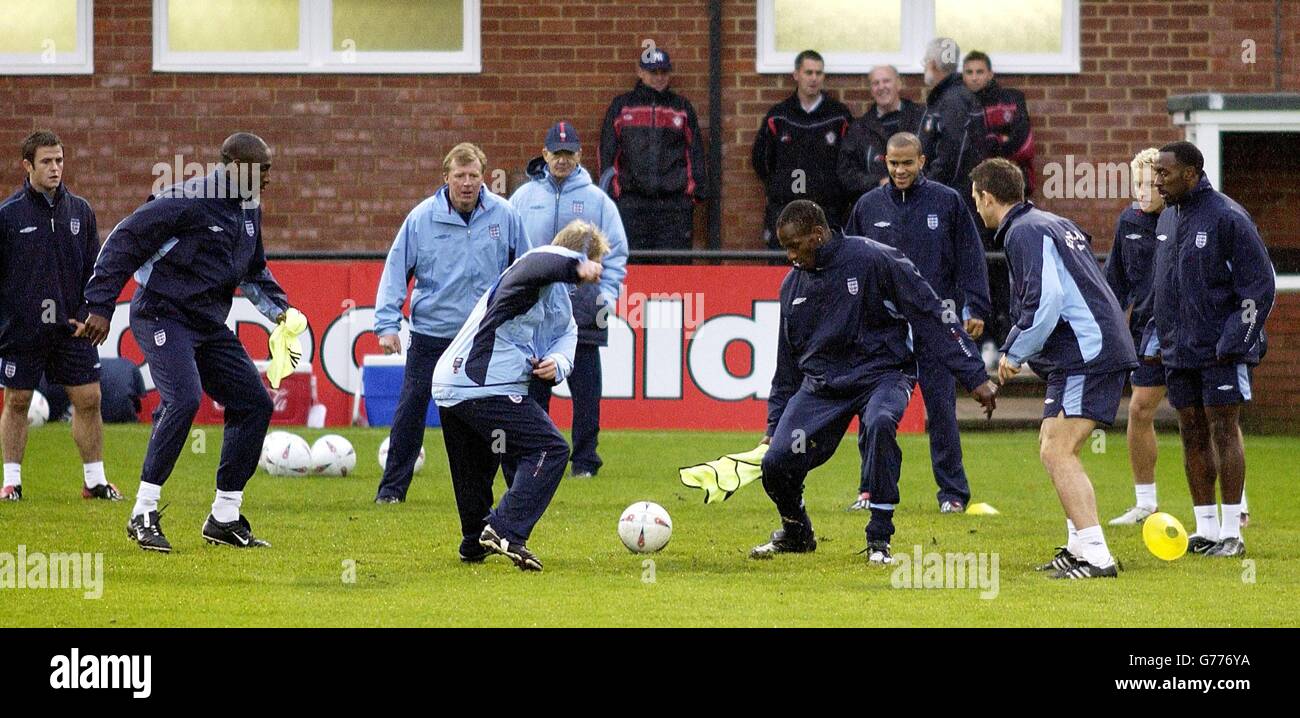 England Team Training Stock Photo - Alamy
