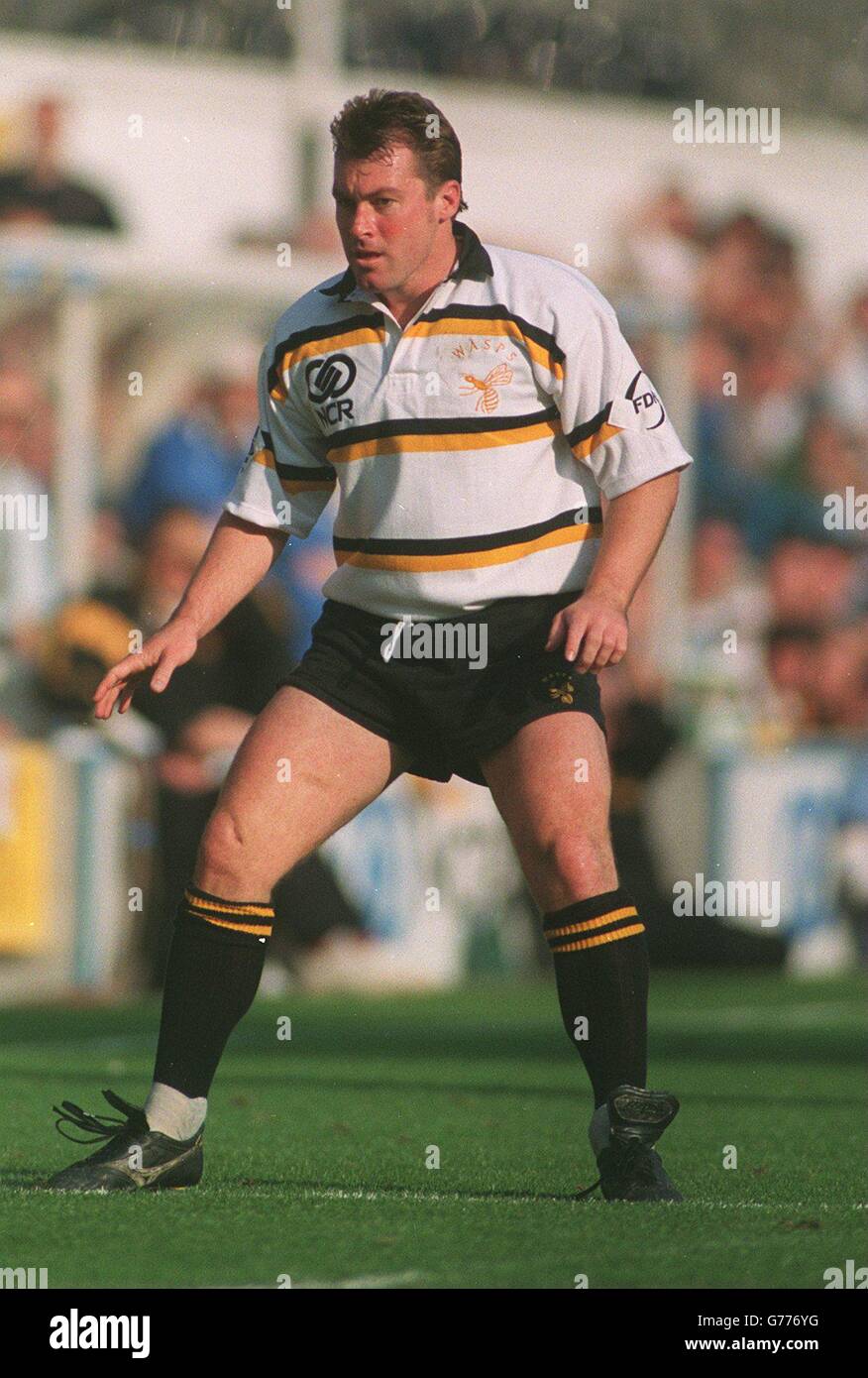 Rugby Union. Heineken Sponsored European Cup. Wasps v Cardiff. Gareth ...