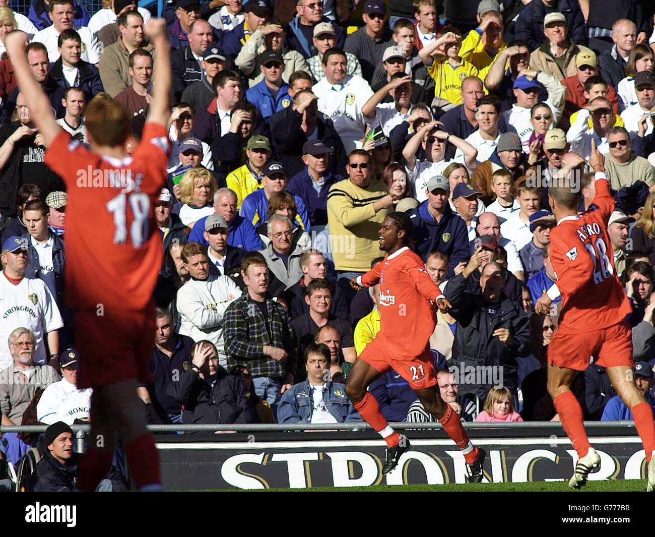 Leeds v Liverpool Stock Photo - Alamy