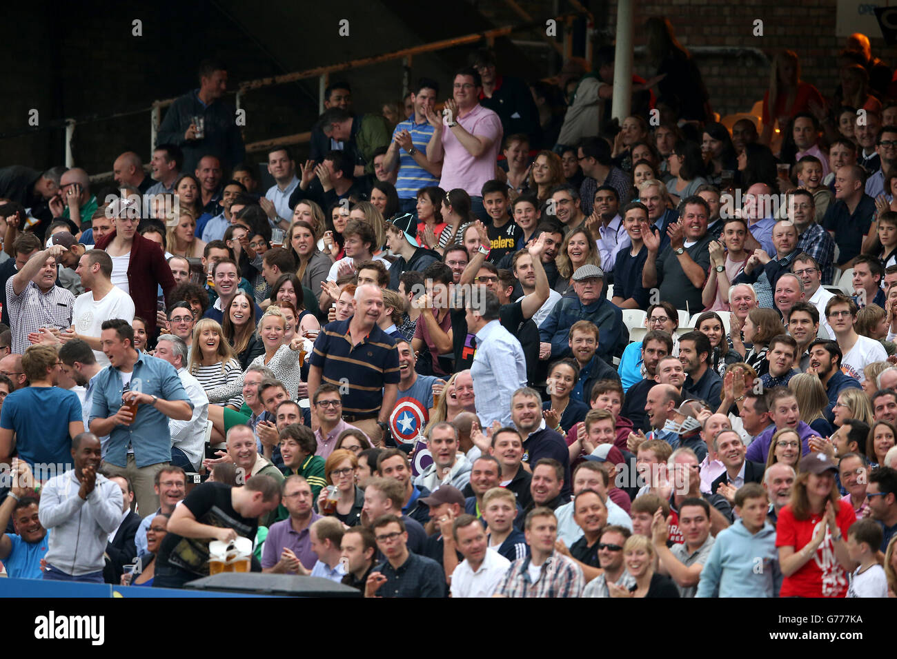 Cricket - NatWest T20 Blast - Surrey v Glamorgan - Kia Oval. Spectators ...