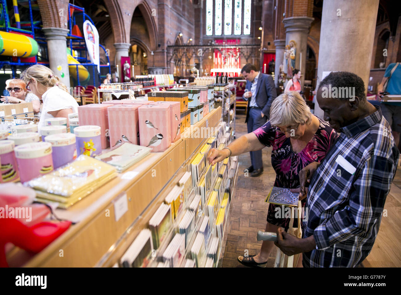 Post Office in church Stock Photo - Alamy