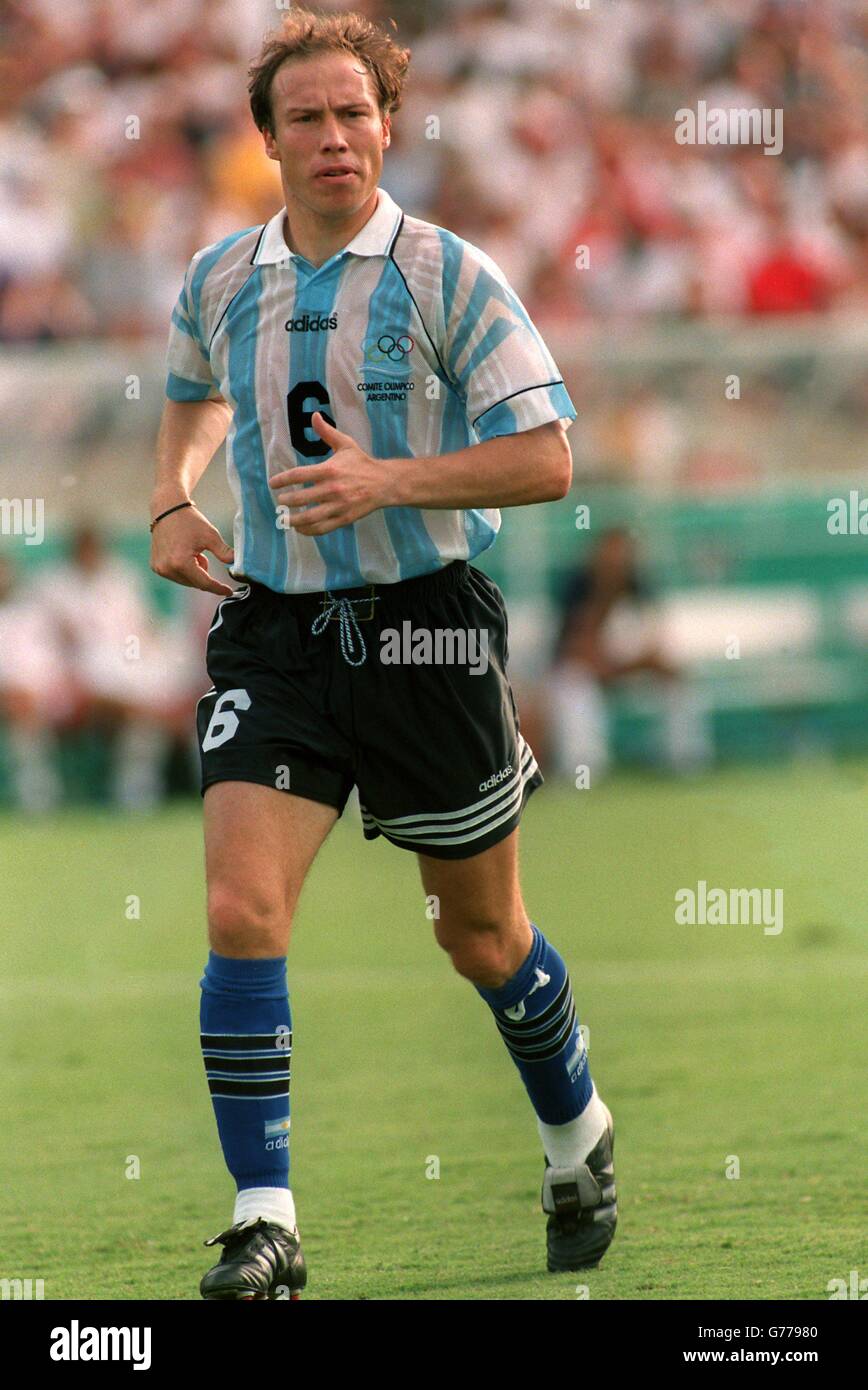 Olympic Games Atlanta ... Soccer ... Argentina v Portugal. Roberto ...