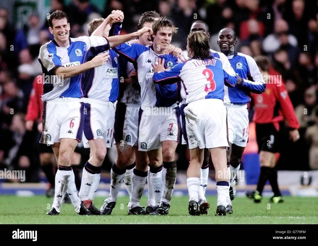 Football celebrating garry flitcroft hi-res stock photography and ...